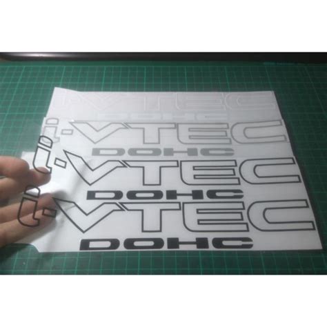 Dohc Vtec Sticker Potong Shopee Philippines