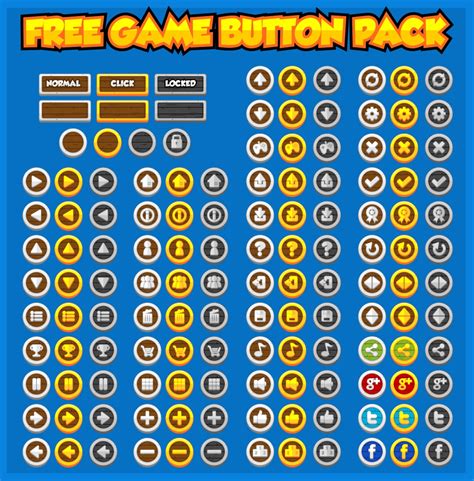 Medieval Game Button Pack