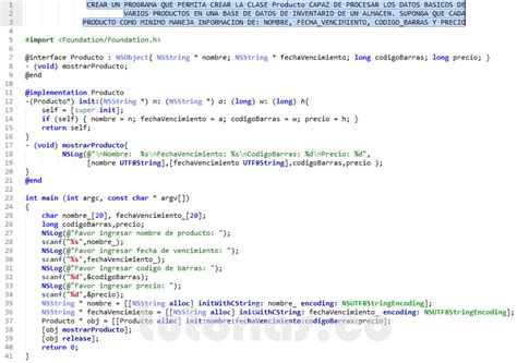 Poo Objective C Clase Producto