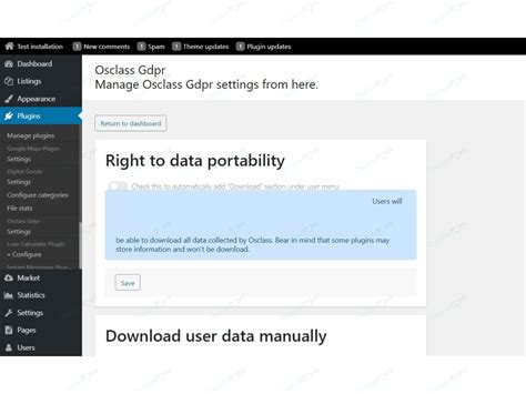Gdpr Osclass Plugin Protection And Spam Osclass Plugins Osclasspoint