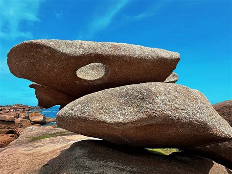 Roche Balance Pink Granite Coast Free Photo On Pixabay