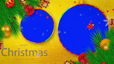 Merry Christmas And Happy New Year Animation Video Template All Design Creative