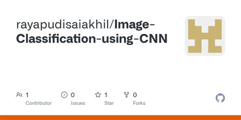 Github Rayapudisaiakhilimage Classification Using Cnn