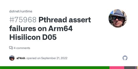 Pthread Assert Failures On Arm Hisilicon D Issue Dotnet Runtime GitHub