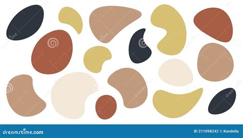 random blob organic pattern spot shape amorphous ink blob geometric