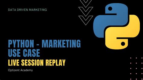 Python For Marketing Analytics Getting Started Youtube