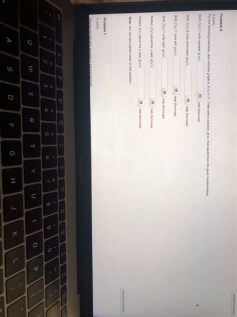 solved problem 6 1 point for the following exercises