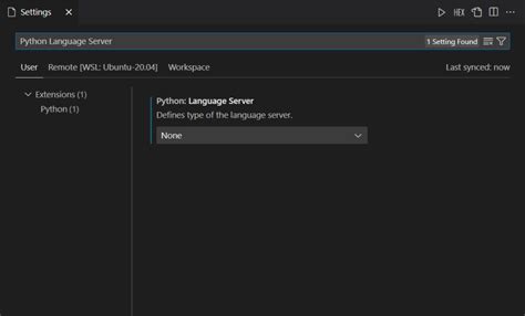 Vscode で、pythonのgotodefinitionが動かない Language Serverの設定を見直す