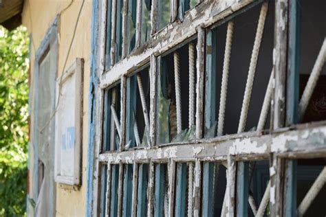 Windows With The Broken Glasses Premium Photo