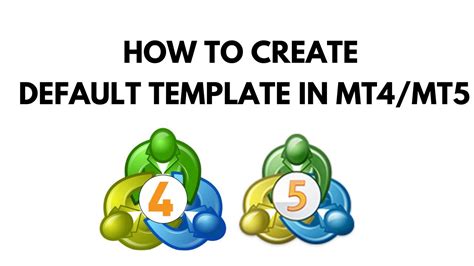 how to create default template in mt4 mt5 youtube