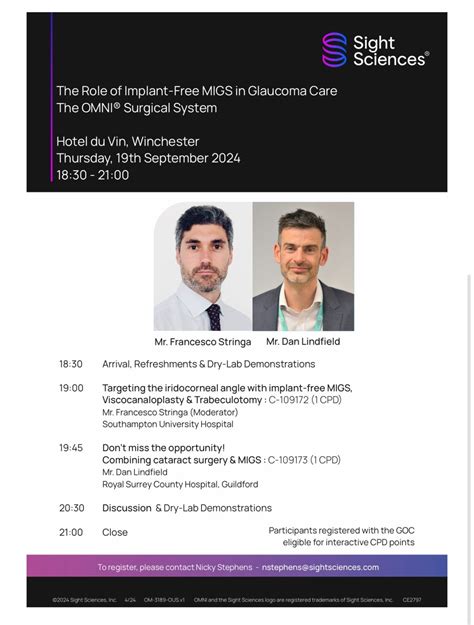 Francesco Stringa On Linkedin Optometry Migs Glaucoma Glaucomasurgery Eyecare Eyehealth