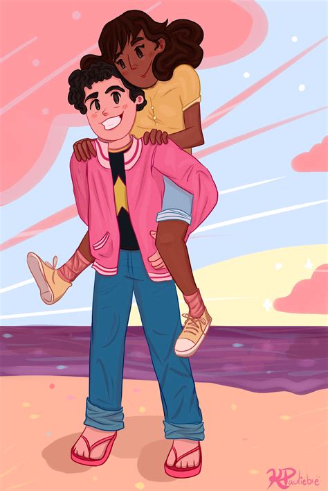 Connie And Steven Are The Cutest So I Decided To Draw Them I Draw A Lot Of Fanart Btw If You