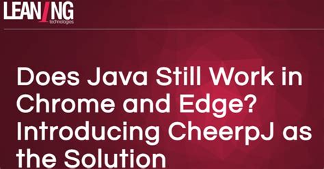 javaはまだchromeやedgeで使えるのか？解決策としてのcheerpjの紹介 javascript qiita
