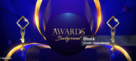 블루 골든 로얄 어워드 그래픽 배경 측면 라운드 서클 링 라인 우아한 광택 현대 템플릿입니다 럭셔리 프리미엄 기업 템플릿입니다