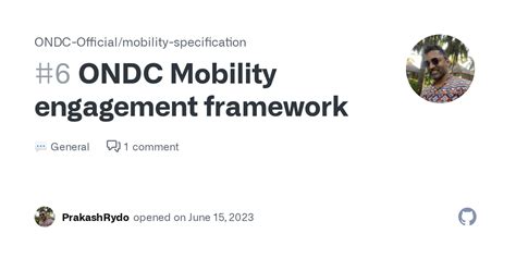 Ondc Mobility Engagement Framework Ondc Official Mobility