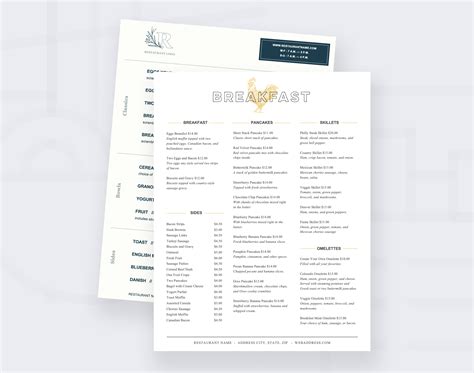 Free Breakfast Menu Templates Toast Toast Pos