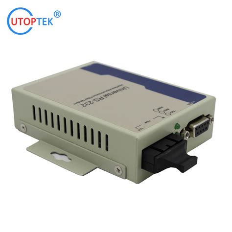 RS232 DB9 To Fiber Modem RS232 422 Rs485 Over Fiber Converter For Alarm System Using