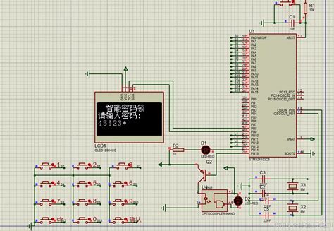 基于stm32控制的密码锁设计（代码仿真） Csdn博客