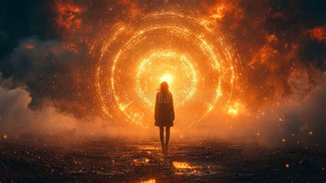 Striking Artwork Illustrates Inner Strength Radiant Core Surrounded Protective Geometric Shapes