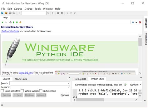 Как настроить wing ide 101