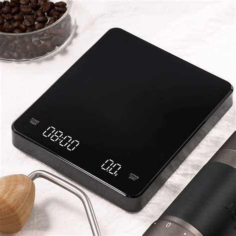 Кухненска везна за кафе Sundiguer С таймер Lcd дисплей Usb зареждане