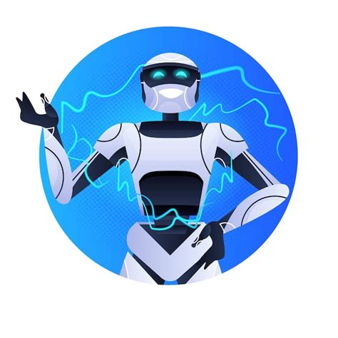 Premium Vector Robot Chatbot Assistant Modern Robotic Character