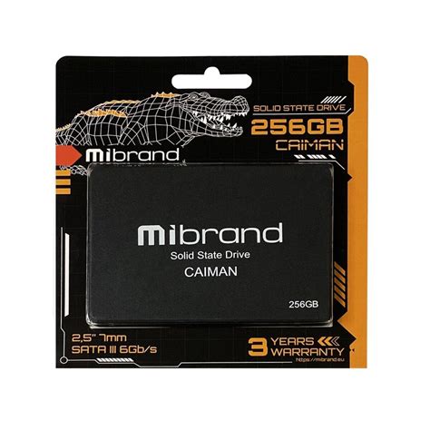 Ssd для ноутбука 256 гб MIBRAND CAIMAN 256GB 2.5" 7MM Жесткий диск ssd ...