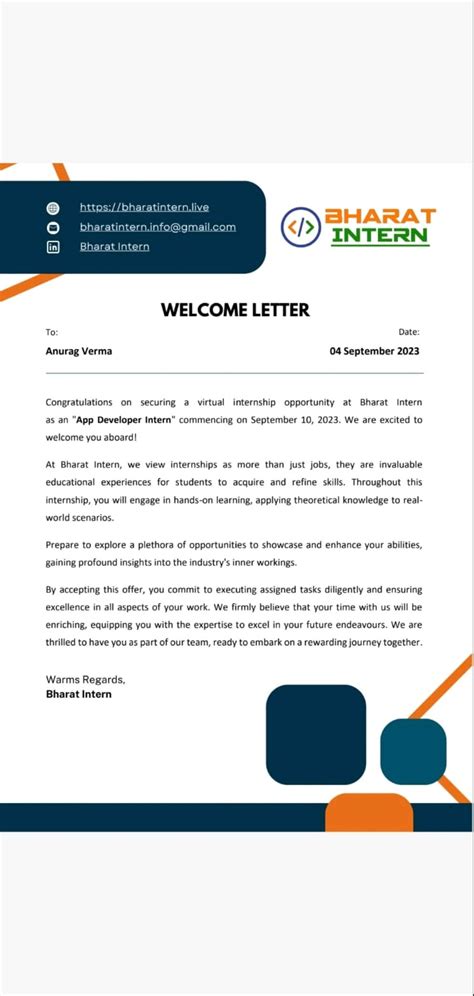 Bharatíntern Opportunity Bharatintern Intern Internship Appdeveloper… Anurag Verma