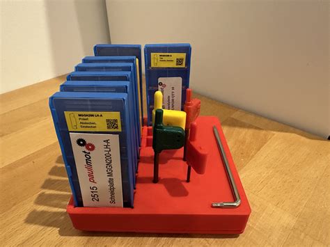 Gridfinity Bin For 10 Carbide Insert Boxes By Elatobi Download Free Stl Model Gridfinity Bin For 10 Carbide Insert Boxes By Elatobi Download Free Stl Model