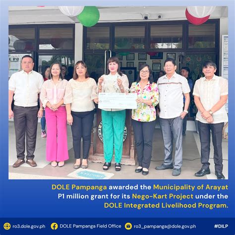 Dole Pampanga Awarded The Dole Pampanga Field Office