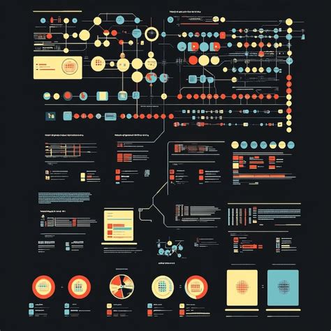 futuristic technology interface with charts graphs and data premium ai generated image