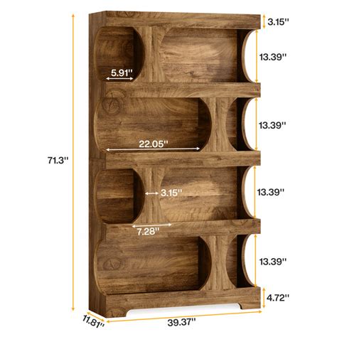 Loon Peak® 71 Tall Bookcase Modern Storage Display Shelves And Reviews