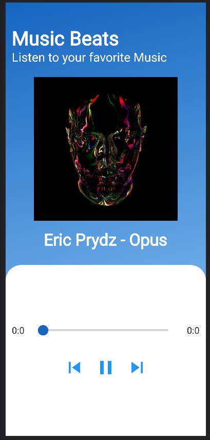 Github Thecoderdreamflutter Music Player