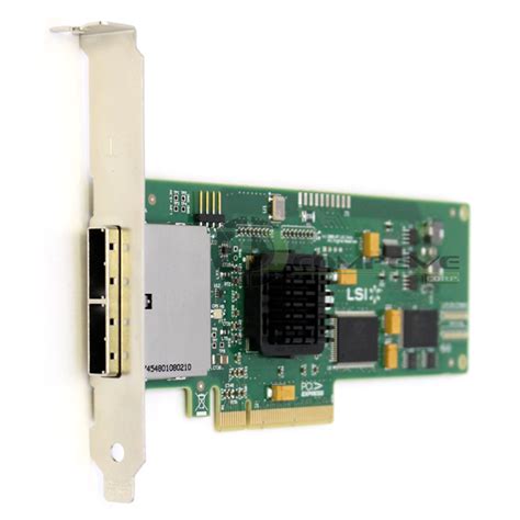 LSI Logic SAS3801E Dual SFF 8088 SAS SATA PCIe Controller Card Compeve Compenet LSI Logic