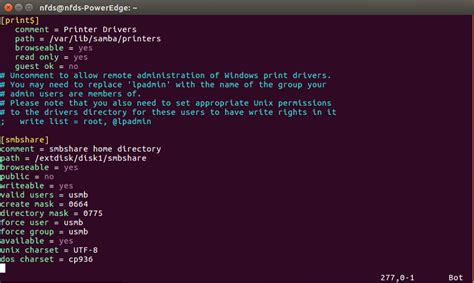 Linux Samba服务器的搭建 洛九川 博客园