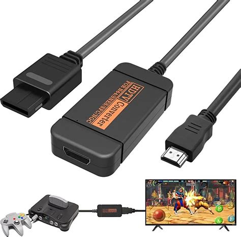 N64 Hdmi Adapter Hdmi Converter With Hdmi Cable For N64 Gamecube Snes