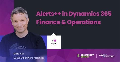 Alerts In Dynamics 365 Finance Operations