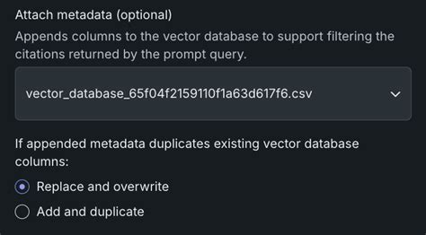 ベクターデータベースの作成 DataRobot docs