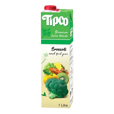 Tipco Veggie Juice Broccoli Mixed Fruit NTUC FairPrice