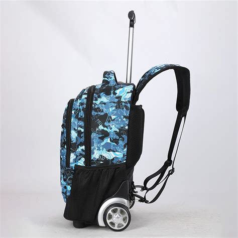 Bes School Bag Wheels Trolley Bag Rolling Backpack Be Sport Swear