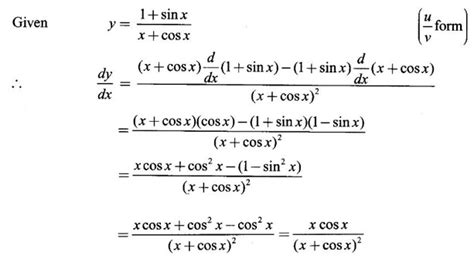 Derivative Problems Based On General Rules Of Differentiation