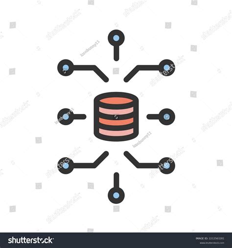 Data Aggregation Icon Vector Image Can Stock Vector Royalty Free 2212563281 Shutterstock