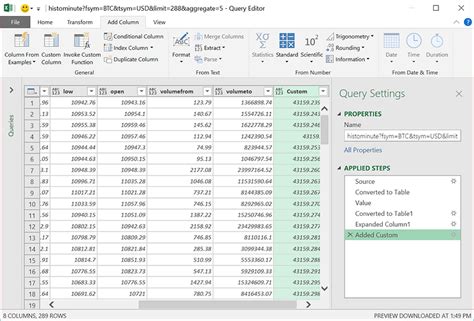 Adding A Custom Column To Excel Query Editor Analytics Cloud Epm Dashboards Bi