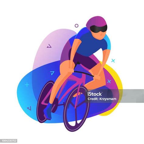 자전거 레이스 흰색 배경입니다 사이클 벡터의 실루엣 벡터 일러스트입니다 Championship에 대한 스톡 벡터 아트 및 기타 이미지 Championship 건강한