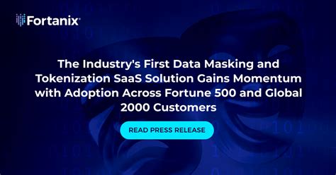 Saas Based Data Masking And Data Tokenization Solution Fortanix