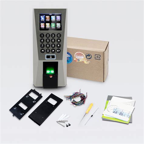 China Newest ZK F18 Fingerprint 125KHZ Card Door Access Control System TCP IP Biometric Time
