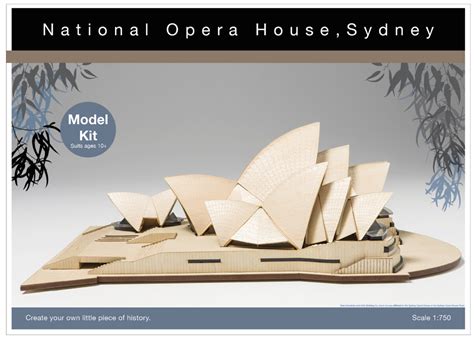 National Opera House Sydney Architectural Model Kit Good Design