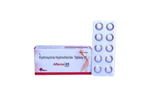 Hydroxyzine Hydrochloride Tablet Manufacturer Supplier And Franchise