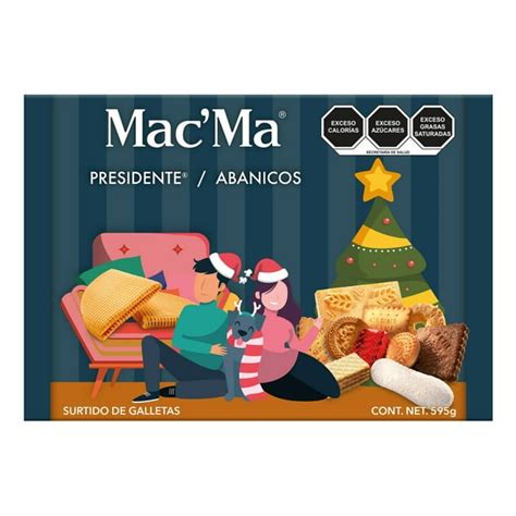 Macma Surtido De Galletas Presidente Abanicos 595g Bodega Aurrera