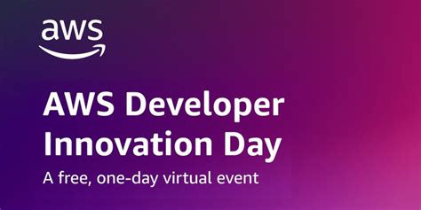 aws developer innovation day 행사 안내 개발자를 위한 aws 최신 업데이트 amazon web